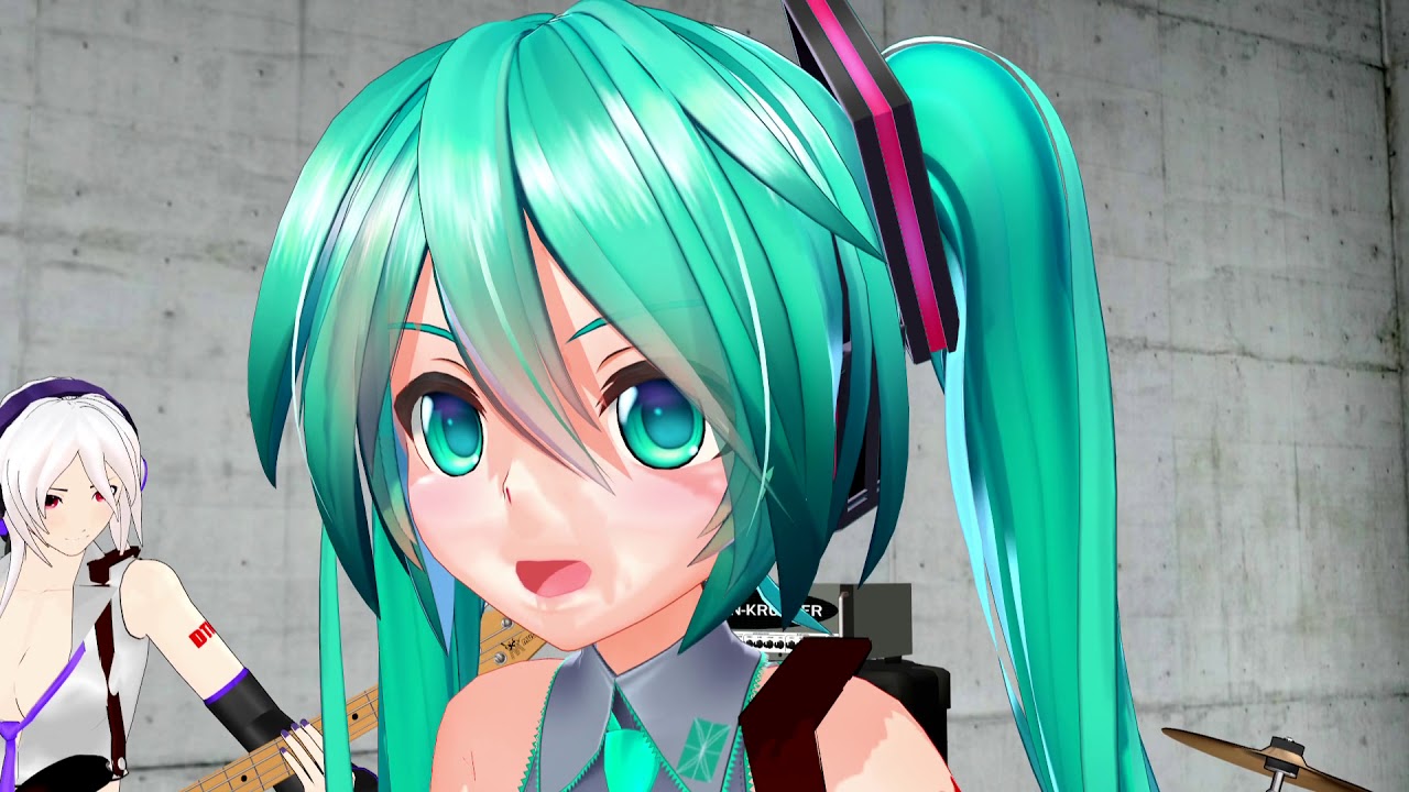 【初音ミクオリジナル】夢見るバンドマン【MMD杯ZERO3参加動画】 - YouTube