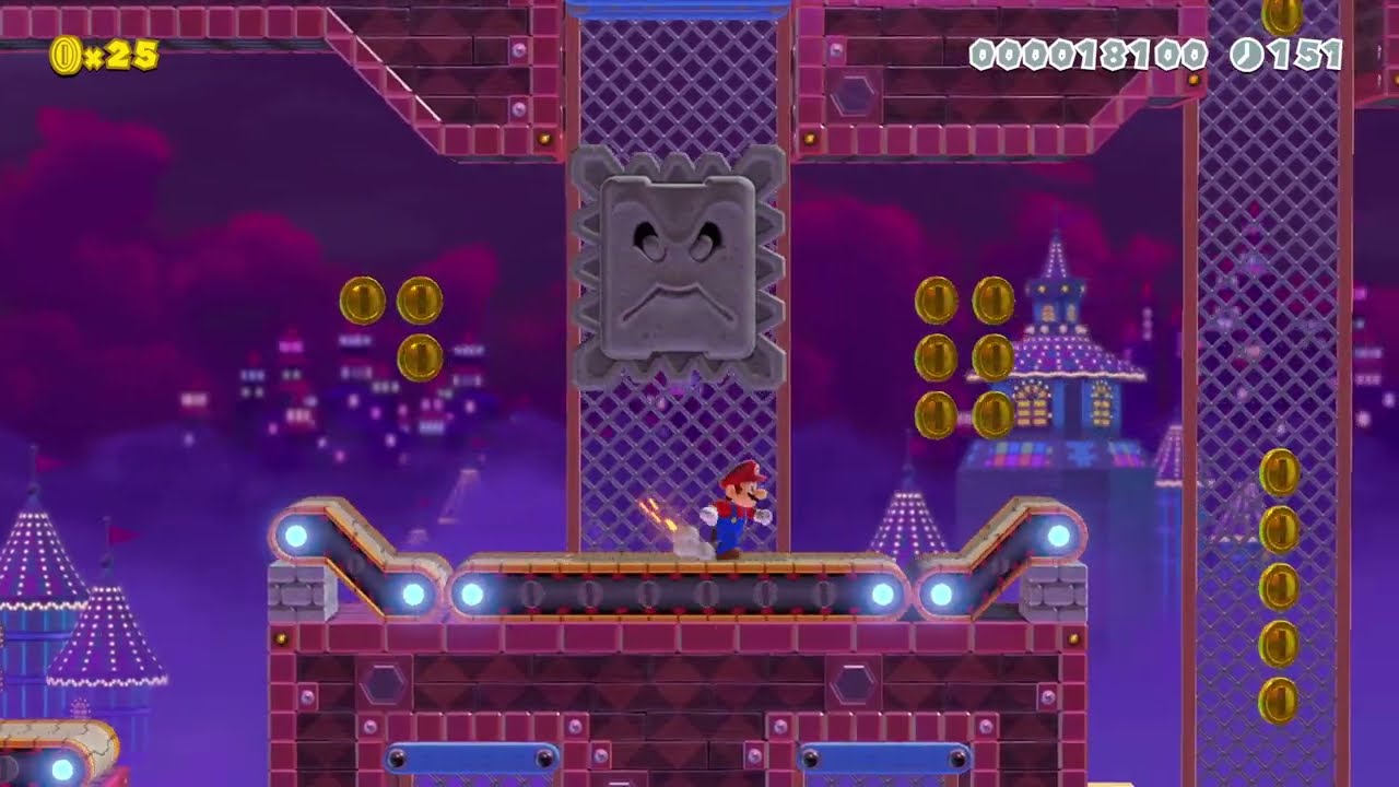 [SM2DW] 8-4 Beat Block Spaceway by Mario 2D 🍄 Super Mario Maker 2 ...