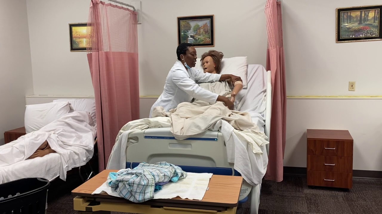 OHIO STNA Skill : Dressing a Bedridden Resident - YouTube