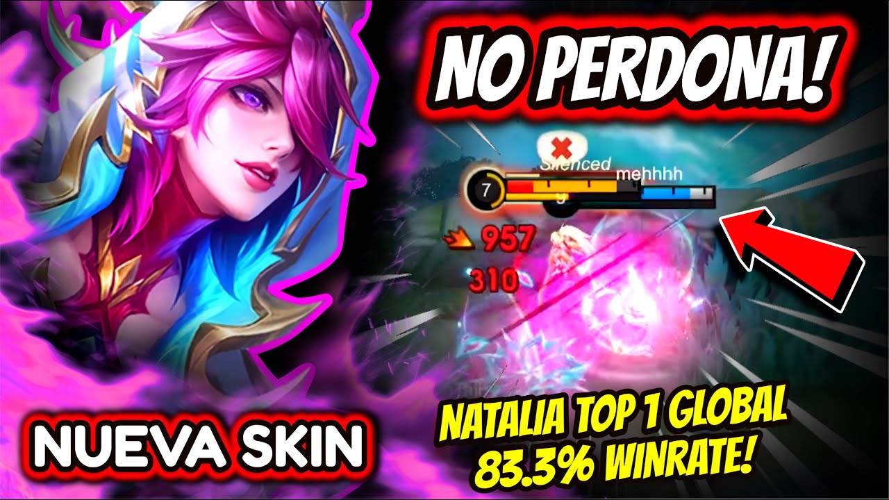 ¡ARRASA CON LA NUEVA SKIN EPICA! NATALIA TOP 1 GLOBAL 83.3% WINRATE ...