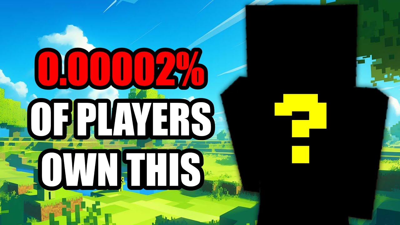 Is This the RAREST MINECRAFT SKIN? (0.00002% OF PLAYERS OWN...) - YouTube
