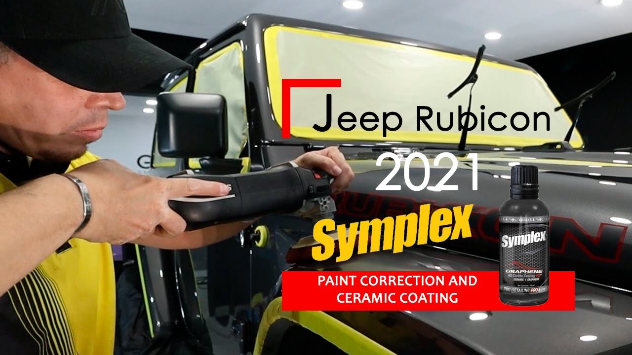 JEEP RUBICON 2021 SYMPLEX GRAPHENE CERAMIC COATING 10H - YouTube