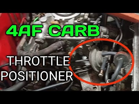 TOYOTA 4AF CARBURETOR THROTTLE POSITIONER PAANO I- ADJUST RPM PAANO ...