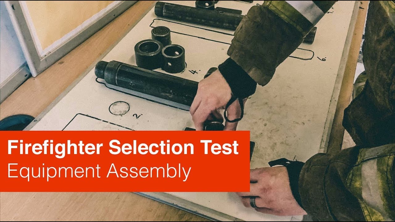 Firefighter Selection Test: Equipment Assembly - YouTube