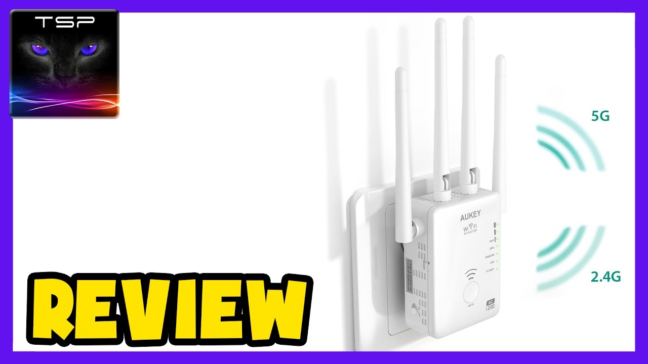 Aukey AC1200 Dual-Band Wi-Fi Range Extender / Repeater REVIEW & SETUP ...