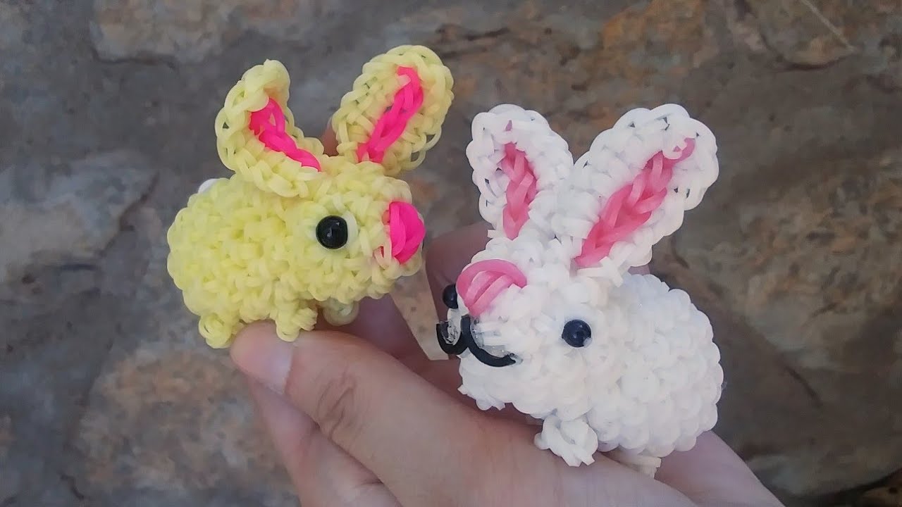 Loomigurumi Bunny Tutorial (Rainbowloom) - YouTube