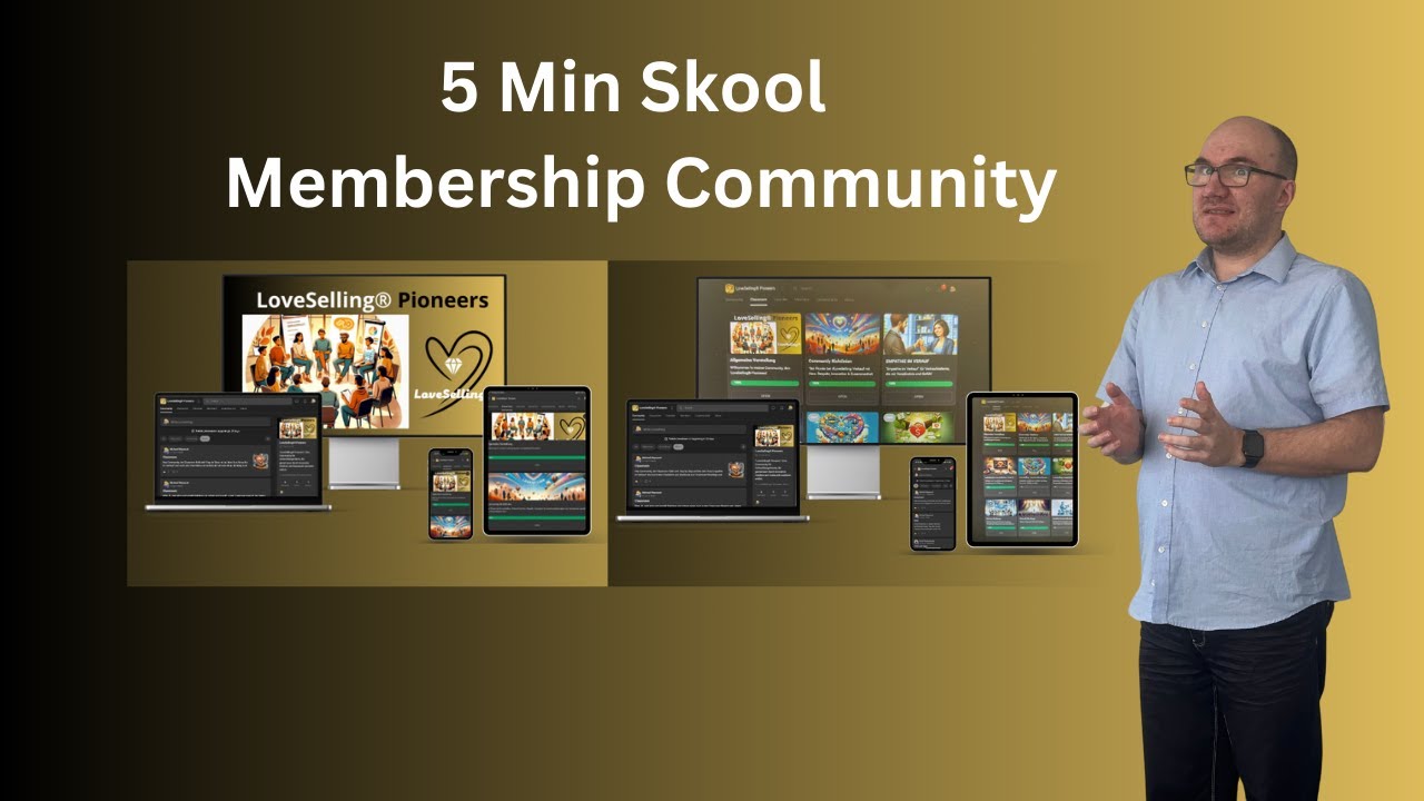 5-minütigen Vortrag über die Skool Membership/Community Plattform - YouTube