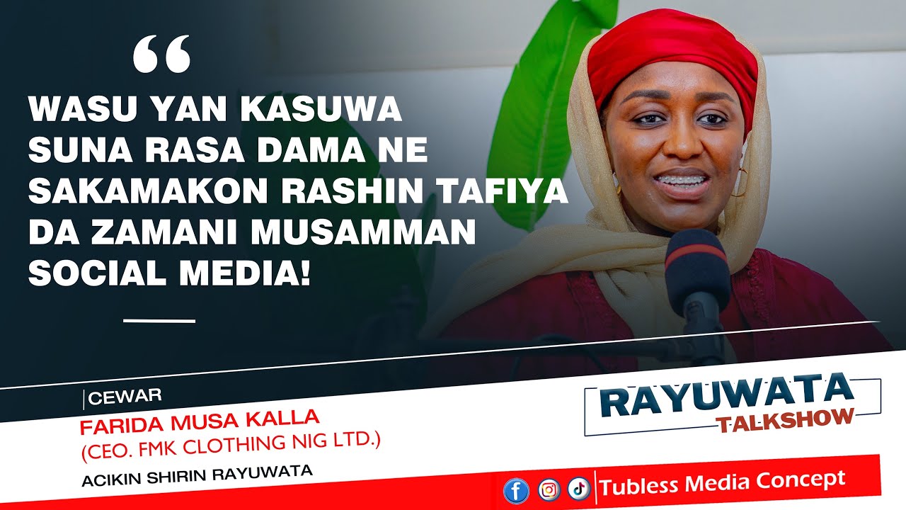 Yan Kasuwa na rasa damane sakamakon Rashin tafiya da zamani musammam ...