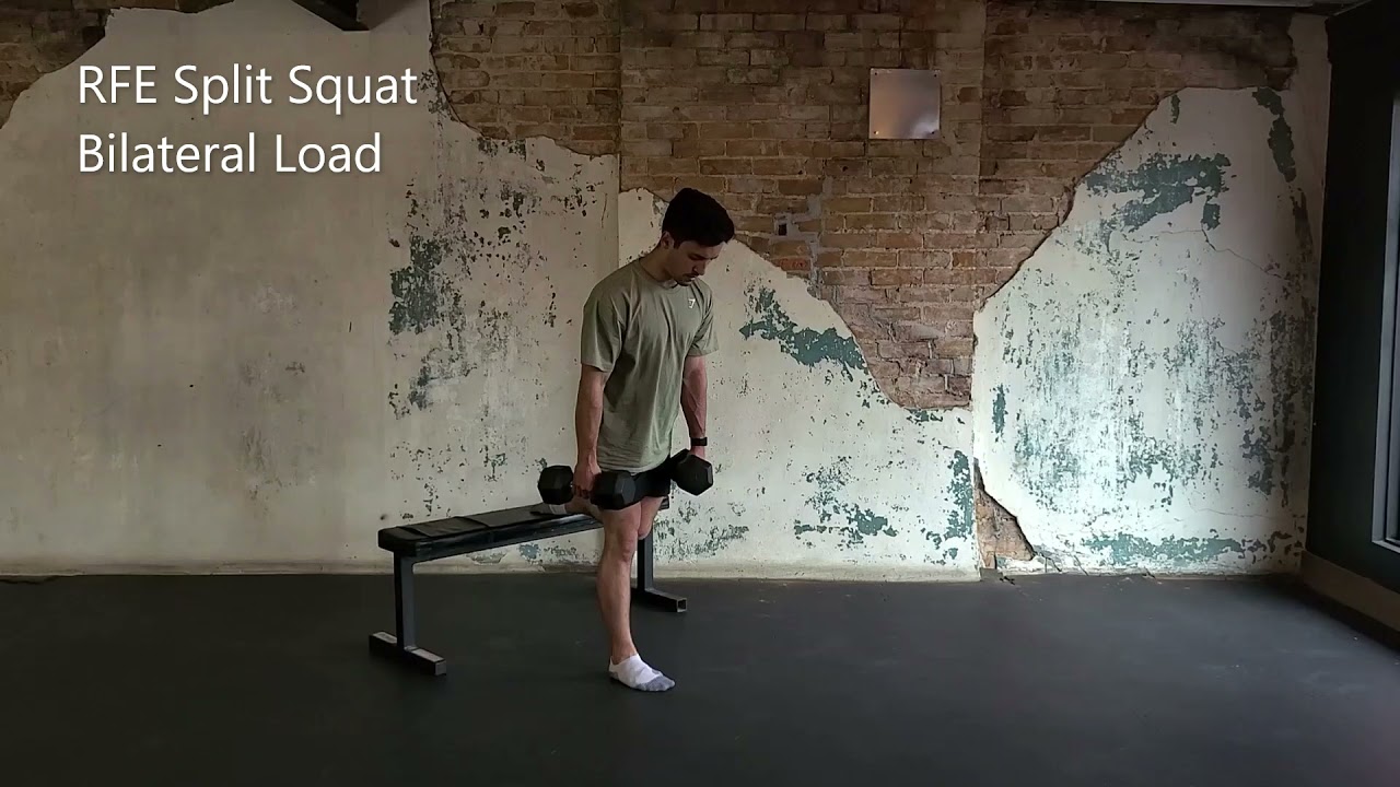 RFE Split Squat Bilateral - YouTube