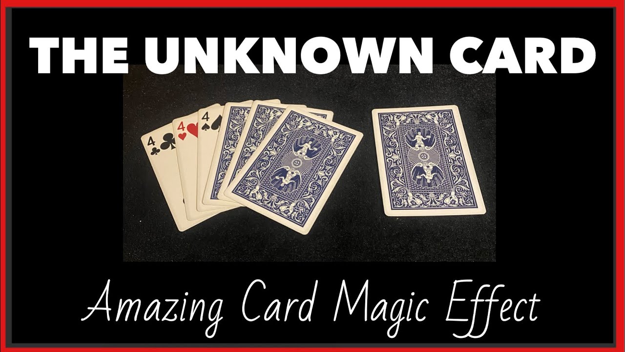 The Unknown Card Trick - YouTube