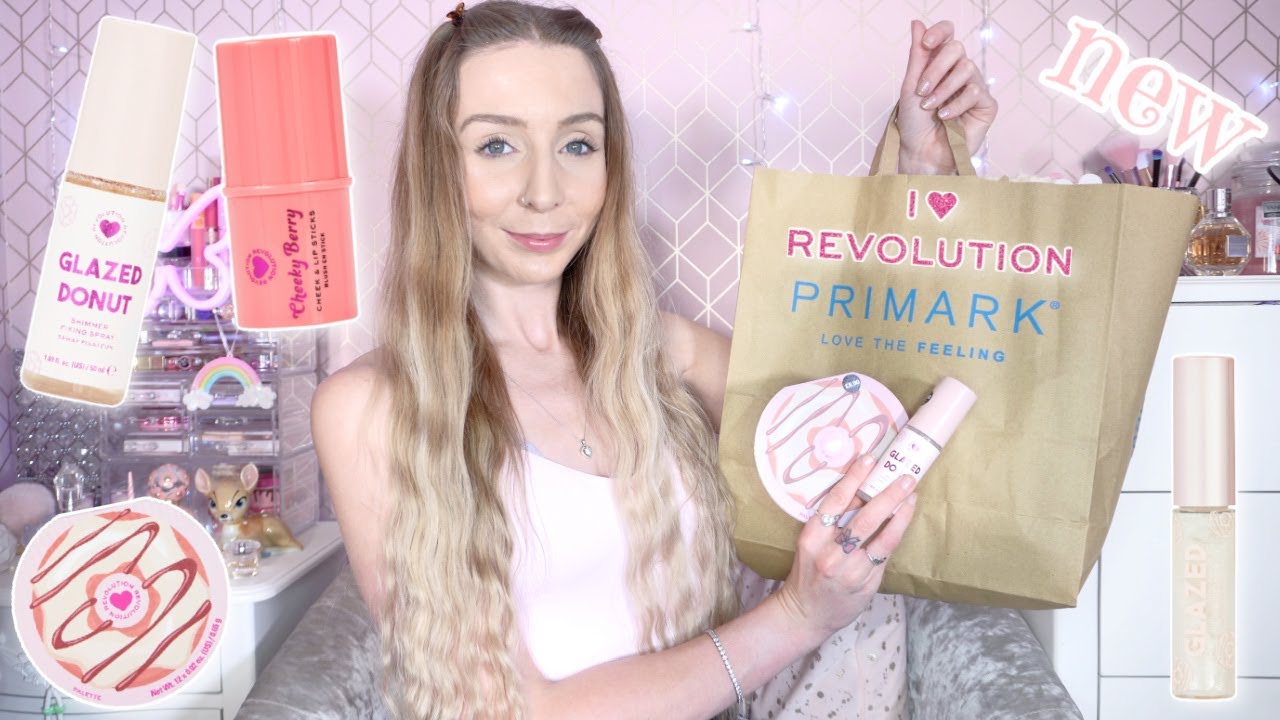 NEW IN PRIMARK X I HEART REVOLUTION HAUL 🌸 Unseen Makeup 💄 - YouTube