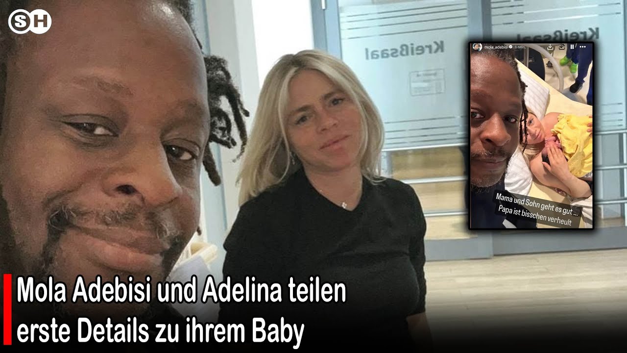 Mola Adebisi und Adelina teilen erste Details zu ihrem Baby #germany ...