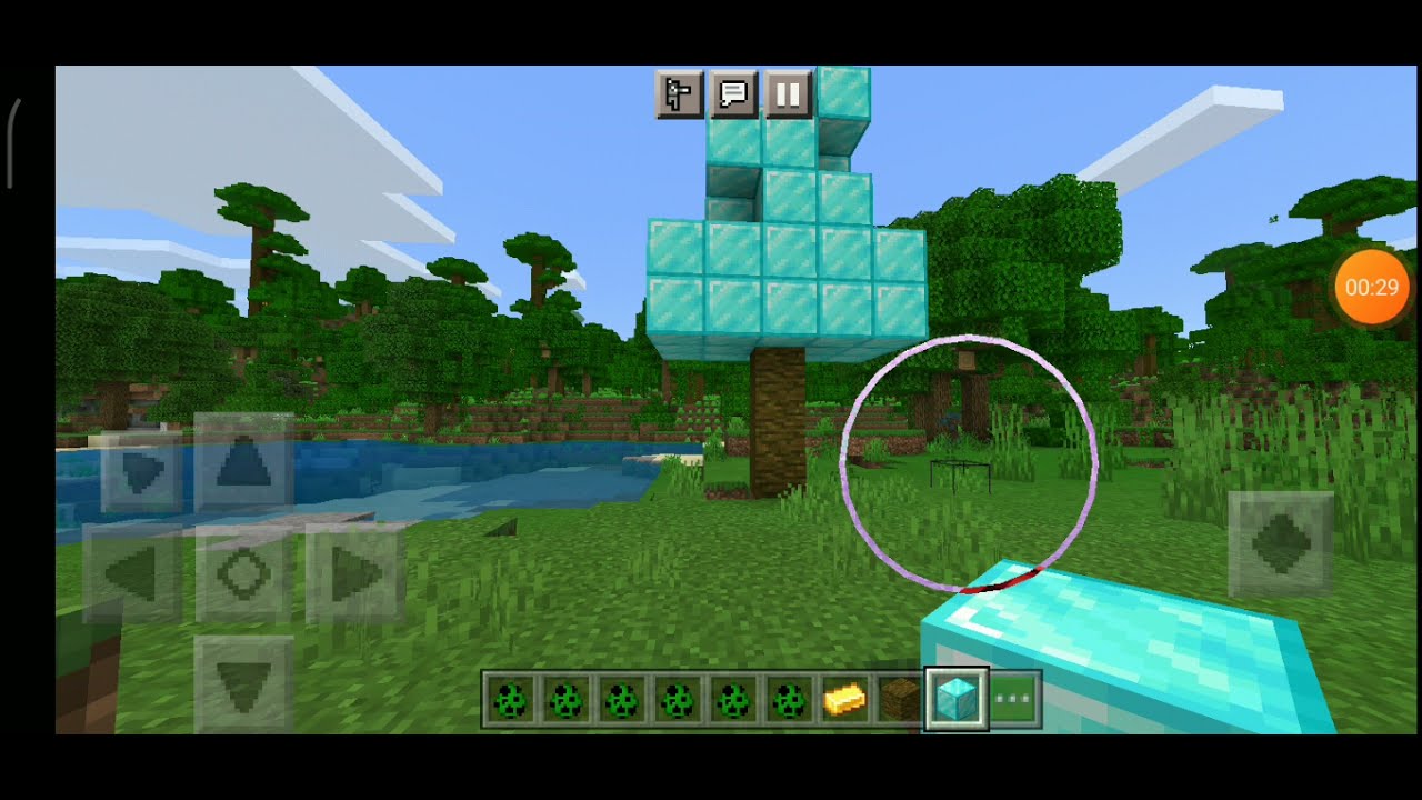 Minecraft diamond tree - YouTube