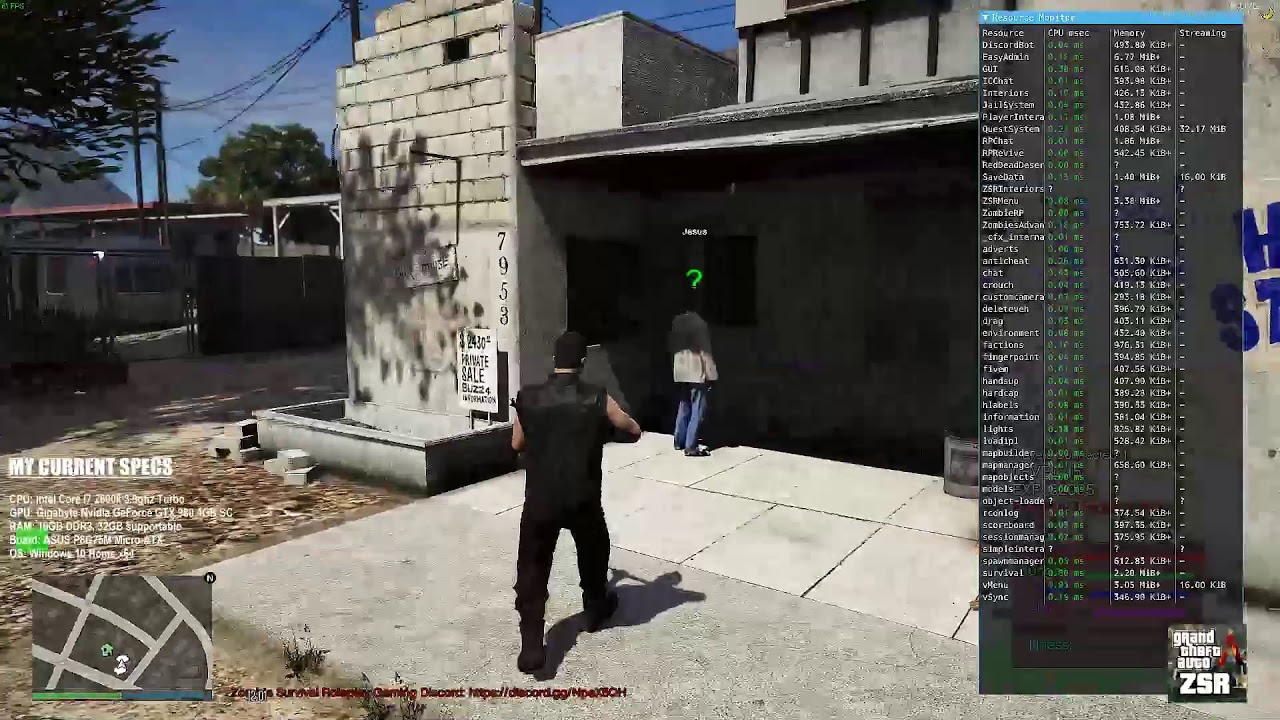 FiveM Zombie Survival Roleplay Development - Fixing & Optimizing Peds ...