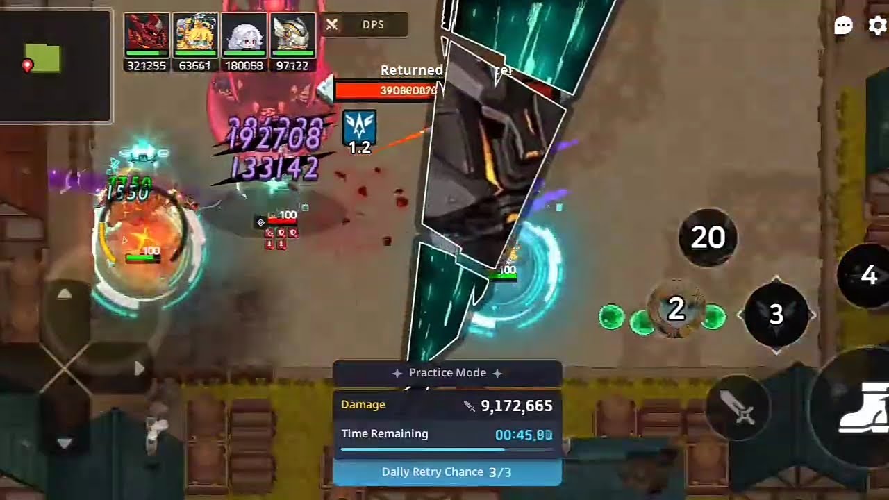 Guardian Tales - Dark Ranged vs Harvester Lv100 (Guild Raid) - YouTube