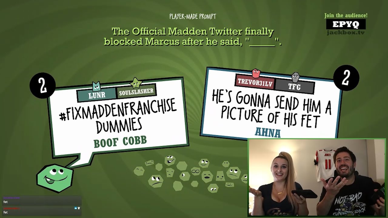 My Girlfriend (TFGF) Joins The Stream For An EPIC Game Of "Quiplash ...