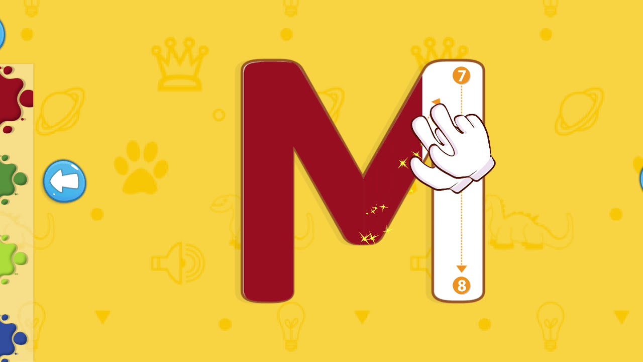 ABC WORLD Game Tracing Alphabet HD Video - YouTube
