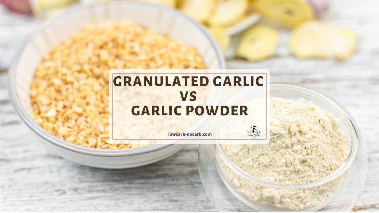 Granulated Garlic vs Garlic Powder - YouTube