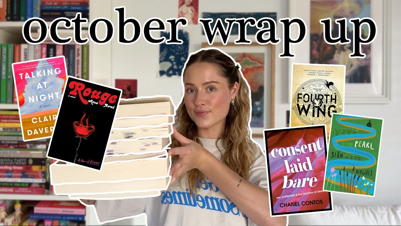 my BIGGEST reading month EVER - October reading wrap-up - YouTube