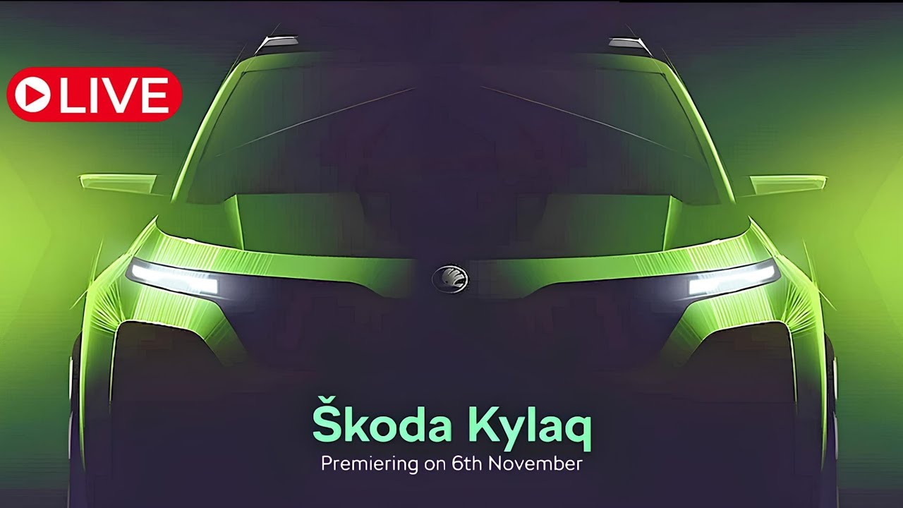 Skoda Kylaq Live Launch Event | Watch Skoda Kylaq | World Premiere ...