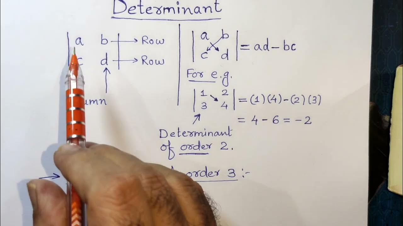 "Determinant"... Mathematics -1... Diploma Engineering (GTU)... Semester 1... - YouTube