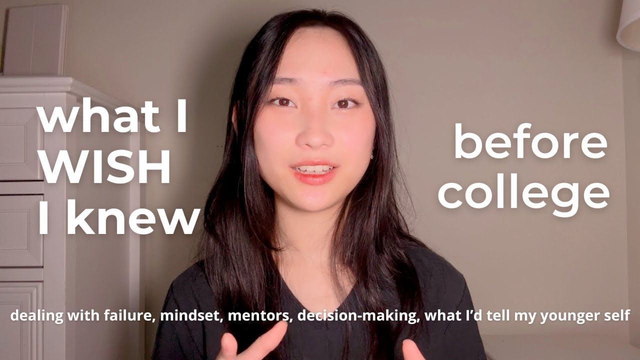 what I WISH I knew before college | honest college advice - YouTube