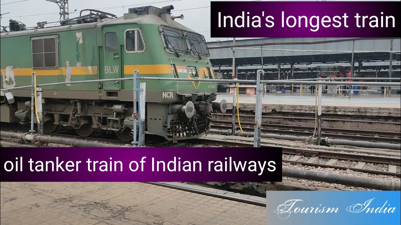 India's largest train//oil tanker train of Indian railways | tourism ...