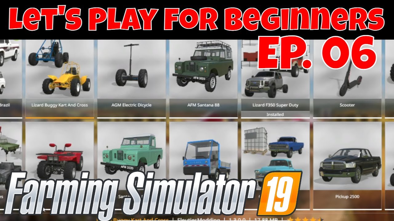 Farming Simulator 19 | Let's Play For Beginners | Episode 6 - YouTube