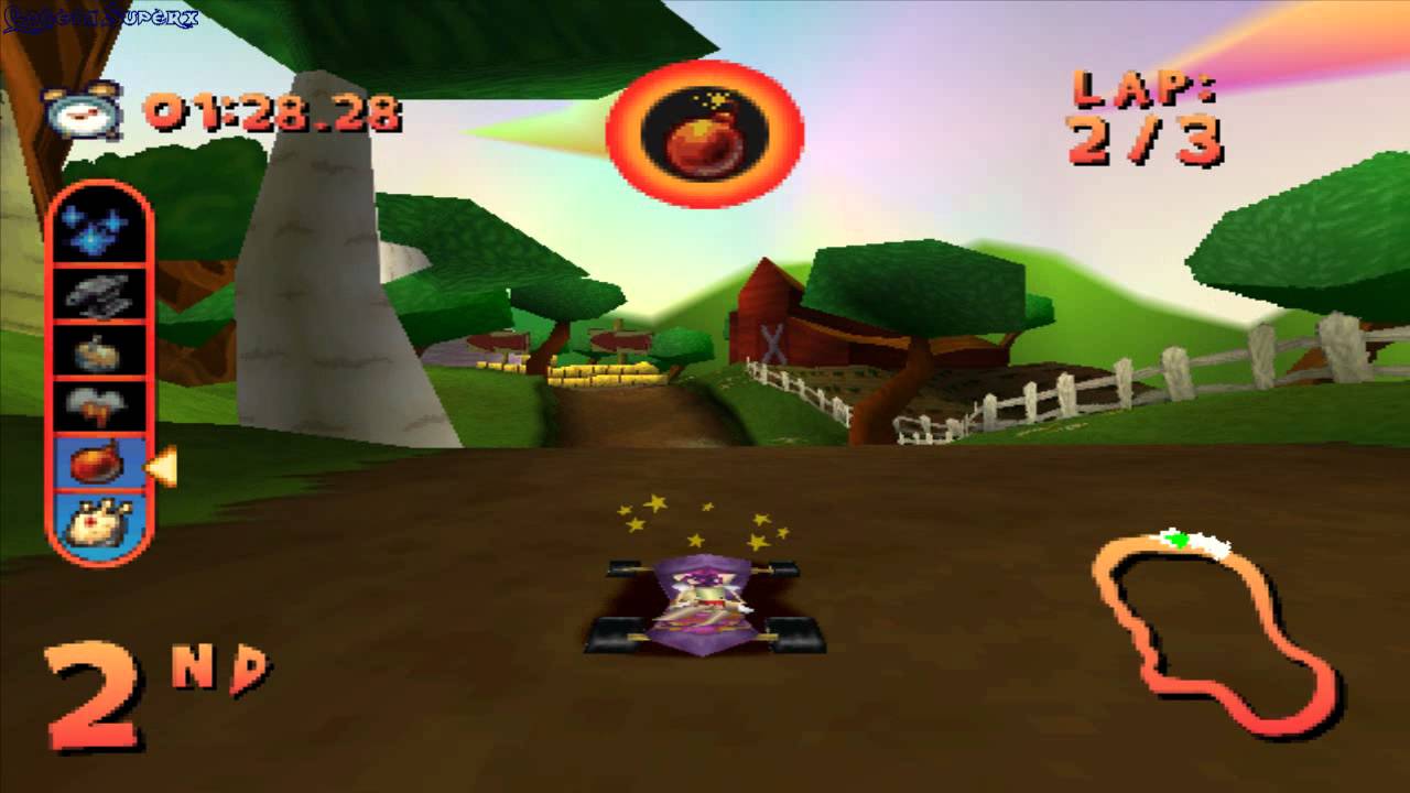 Looney Tunes Racing PS1 gameplay - GogetaSuperx - YouTube