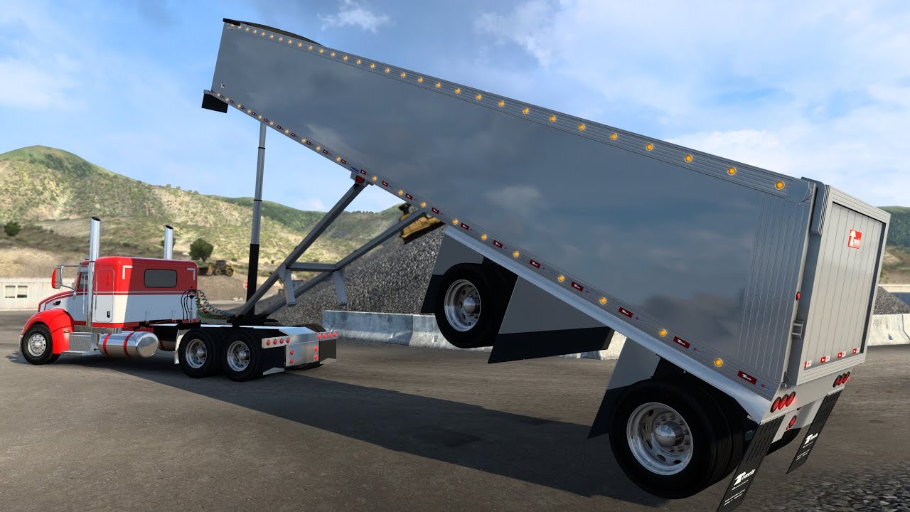 Peterbilt 386 ( Custom End Dump) + Zeemods CAT C16 625HP | American ...