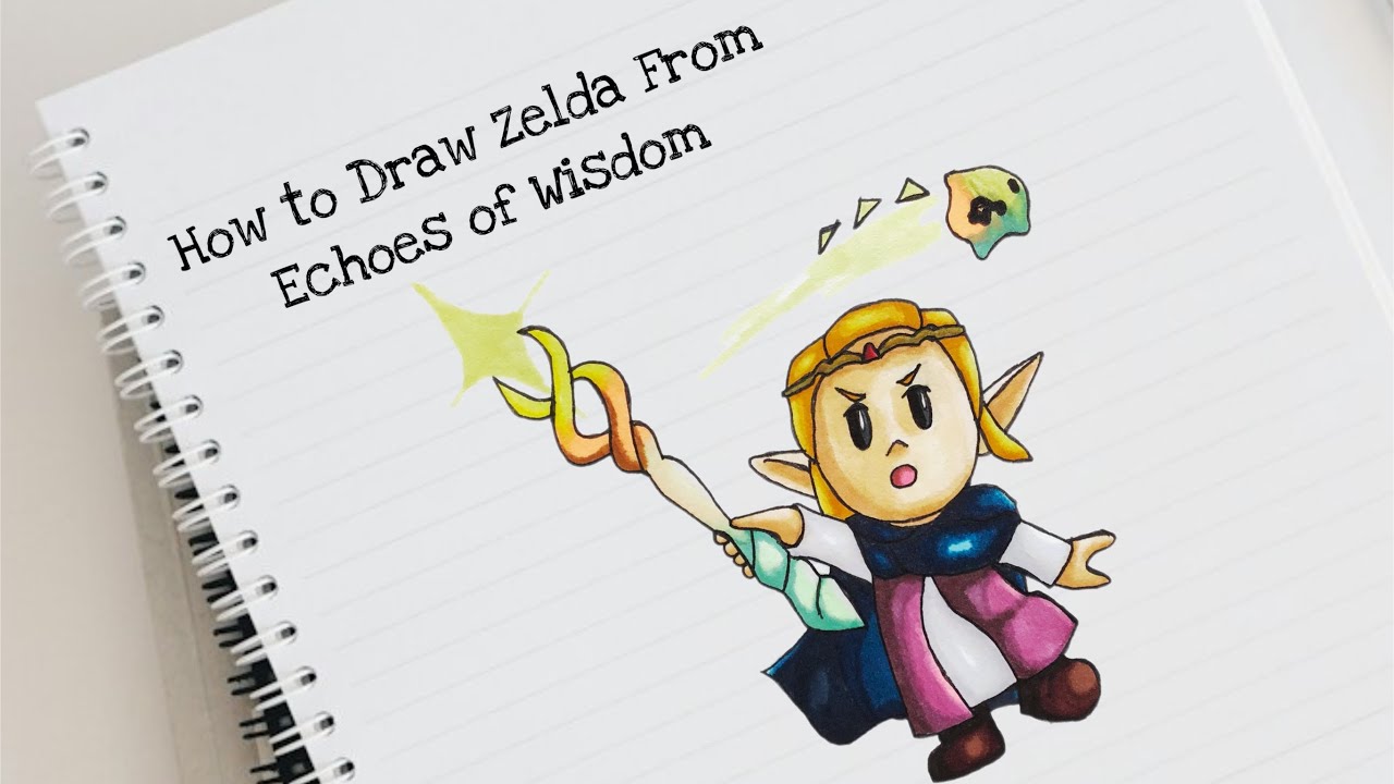 How to Draw Princess Zelda From Echoes of Wisdom - YouTube