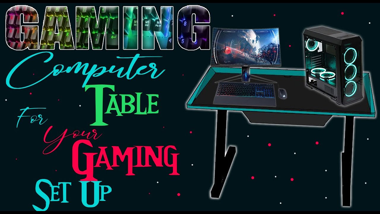 Gaming Computer table SketchUp tutorial | SketchUp Tutorial - YouTube