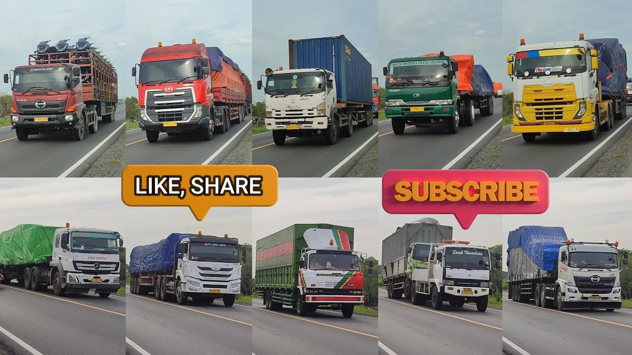 Trailer, Kontener, Tronton & Engkol Hino, UD Quester, Isuzu, UD PK ...
