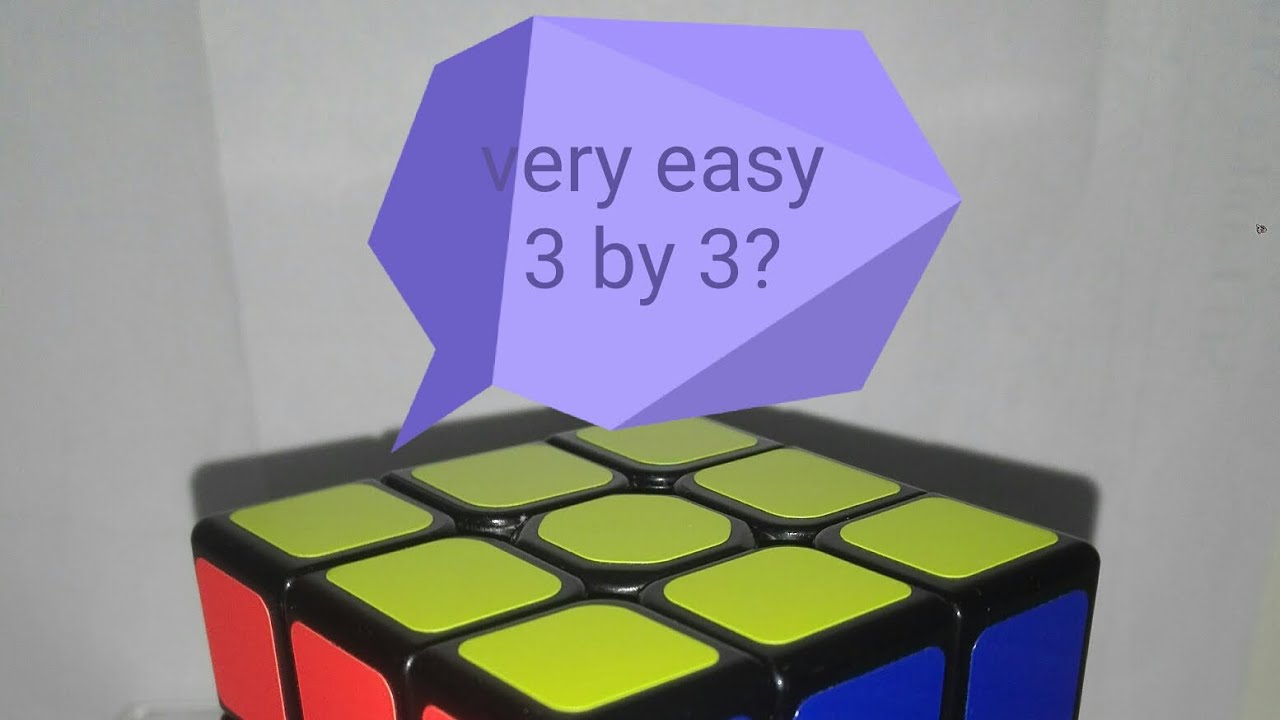 solving 3 by 3 rubiks cube ,mr.nerdy player.😉part 1 - YouTube