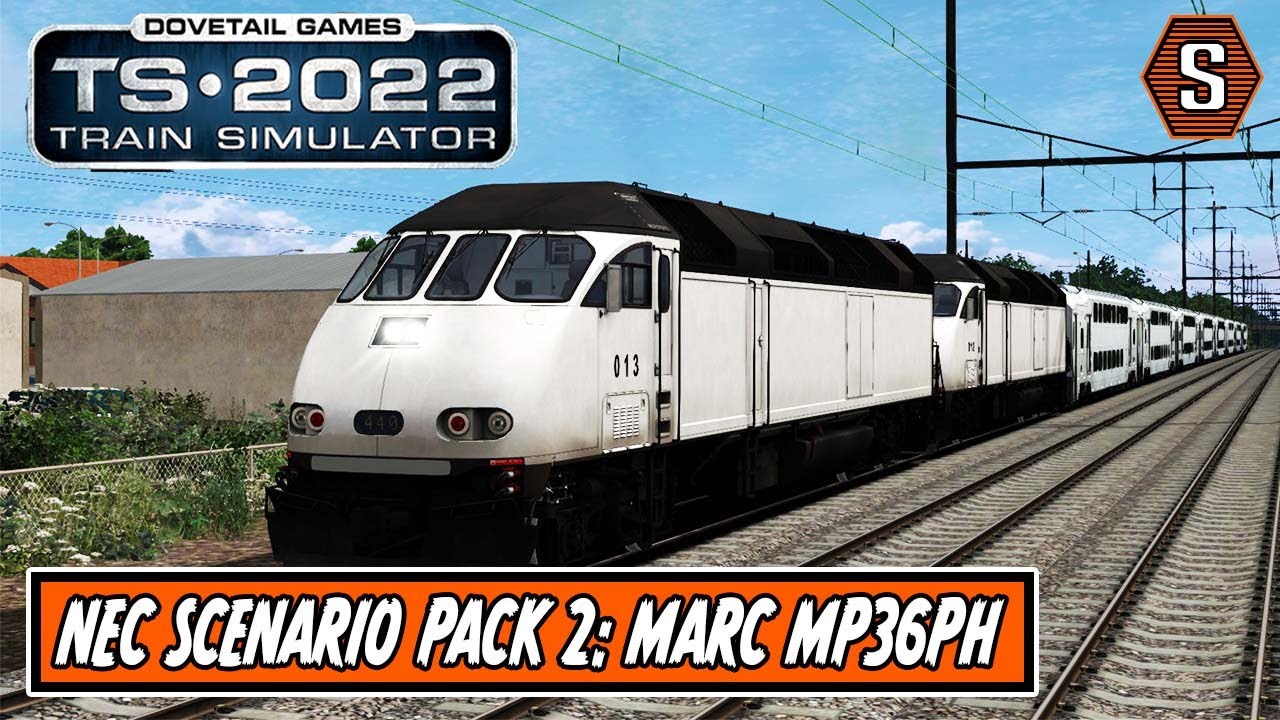 Train Simulator 2022: NEC Washington-Baltimore - [MARC MP36PH] Rakish ...