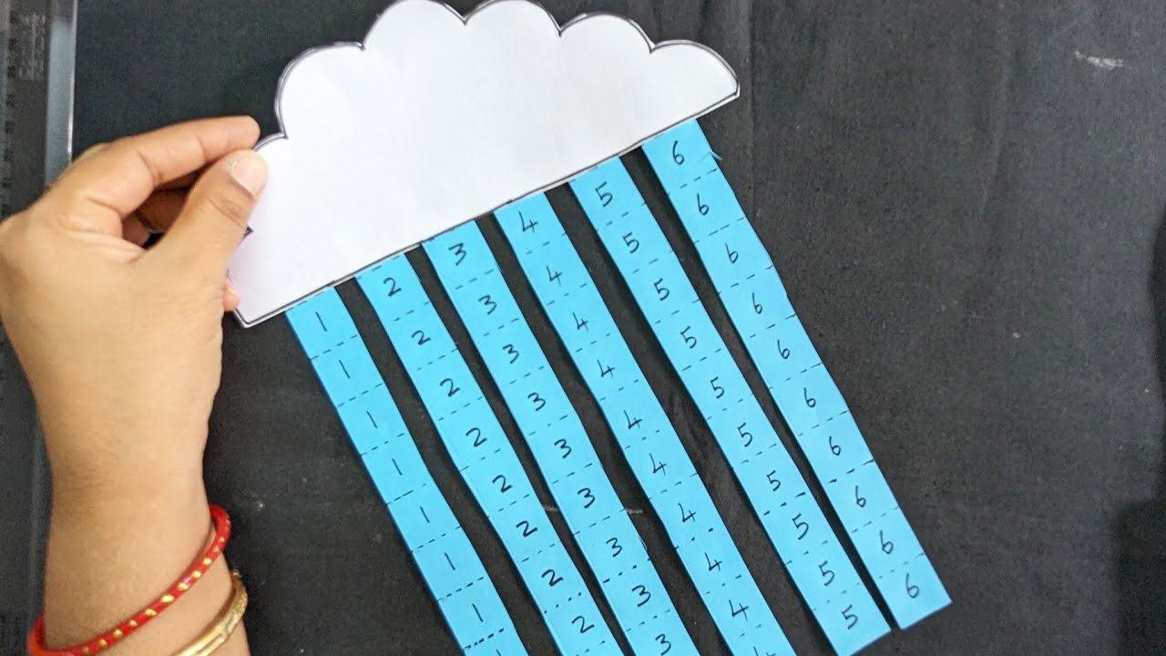 Easy crafts for kids/Rainy day counting and cutting activity/Kids ...