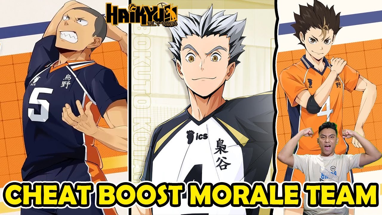 CHEAT MEMPERCEPAT BOOST MORAL TIM !! COMBO BOKUTO , NISHINOYA DAN ...