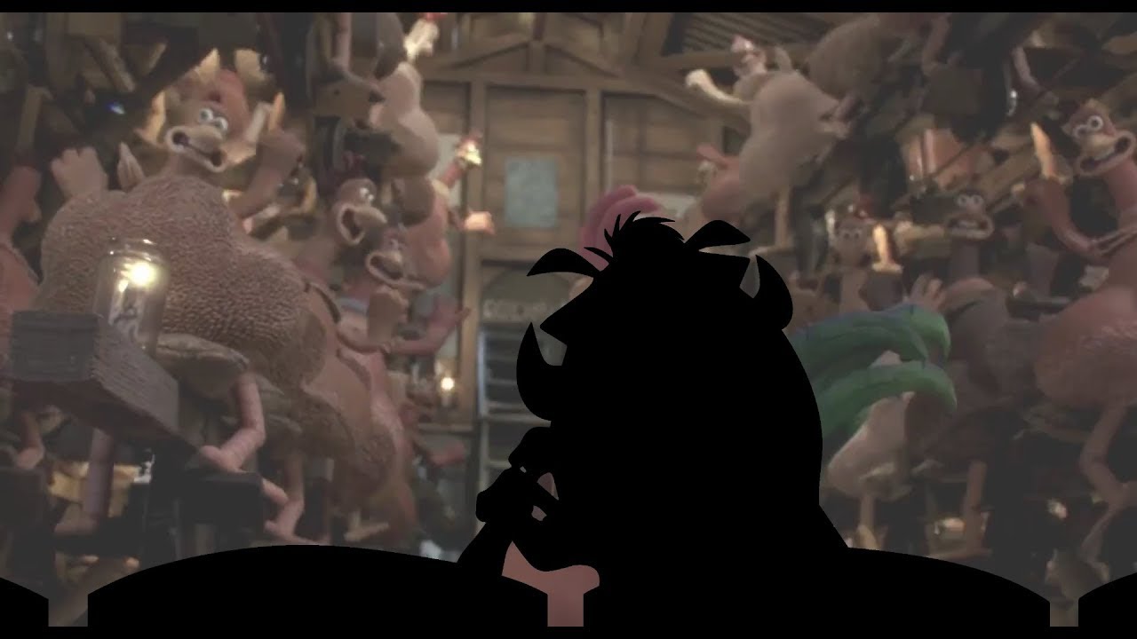 Timon and Pumbaa Interrupt 8 Chicken Run - YouTube