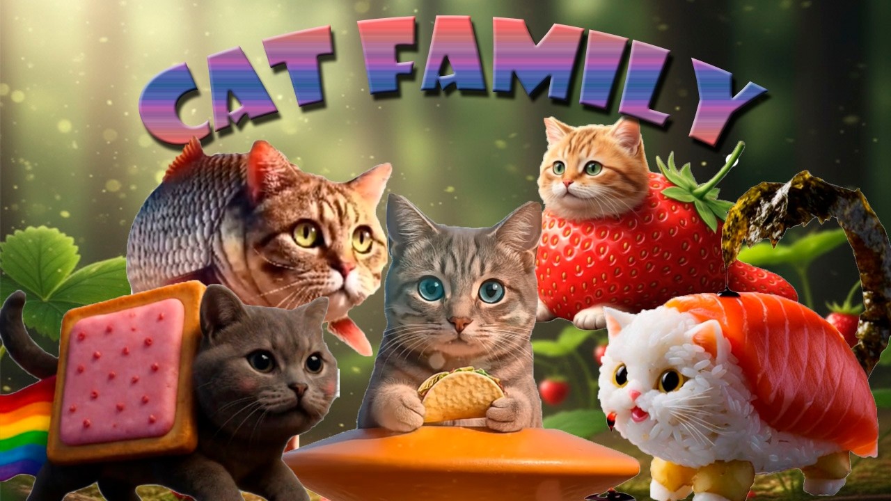 All Italian Brainrot Cat Family - YouTube
