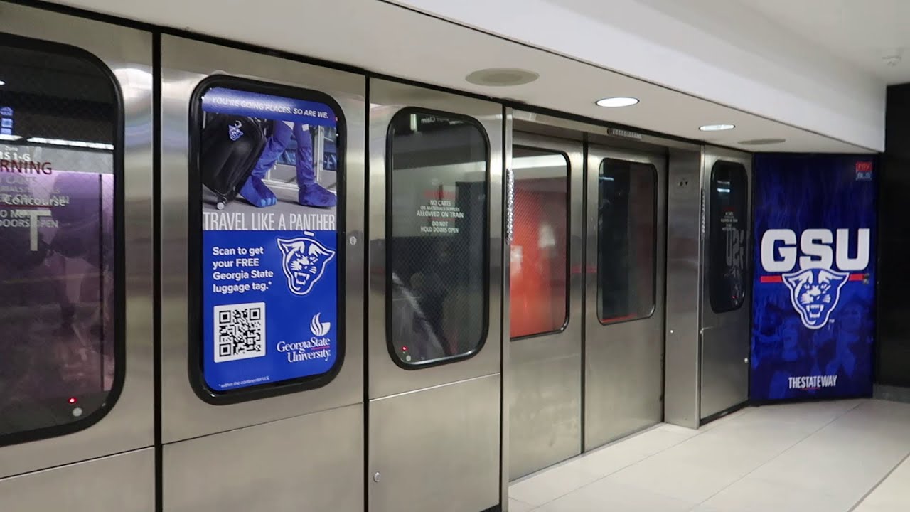 Atlanta Hartsfield-Jackson International Airport Plane Train Ride ...