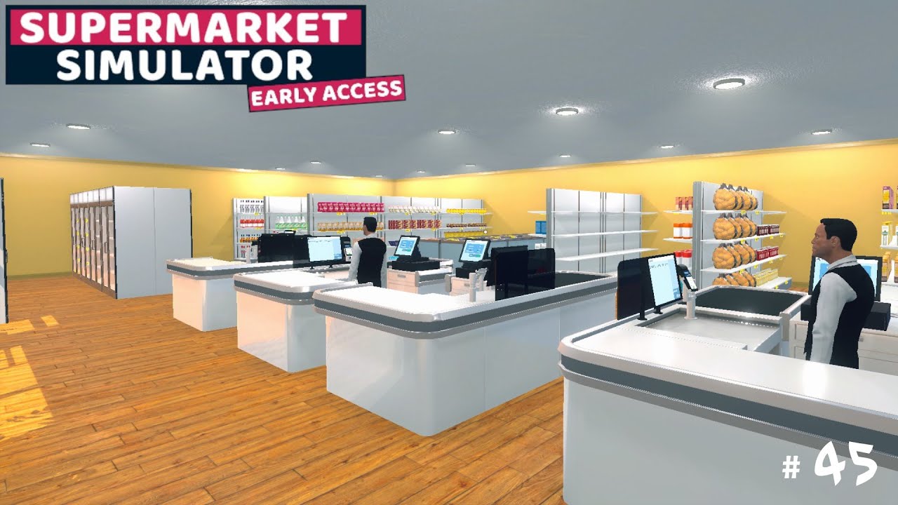 Supermarket Simulator #45 💰 Bohnen, Eis und 4. Kasse #letsplay #deutsch - YouTube