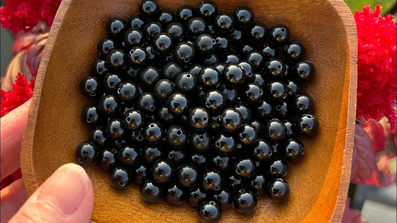 Crystal ASMR slow relaxing calm music crystal beads unboxing haul - YouTube