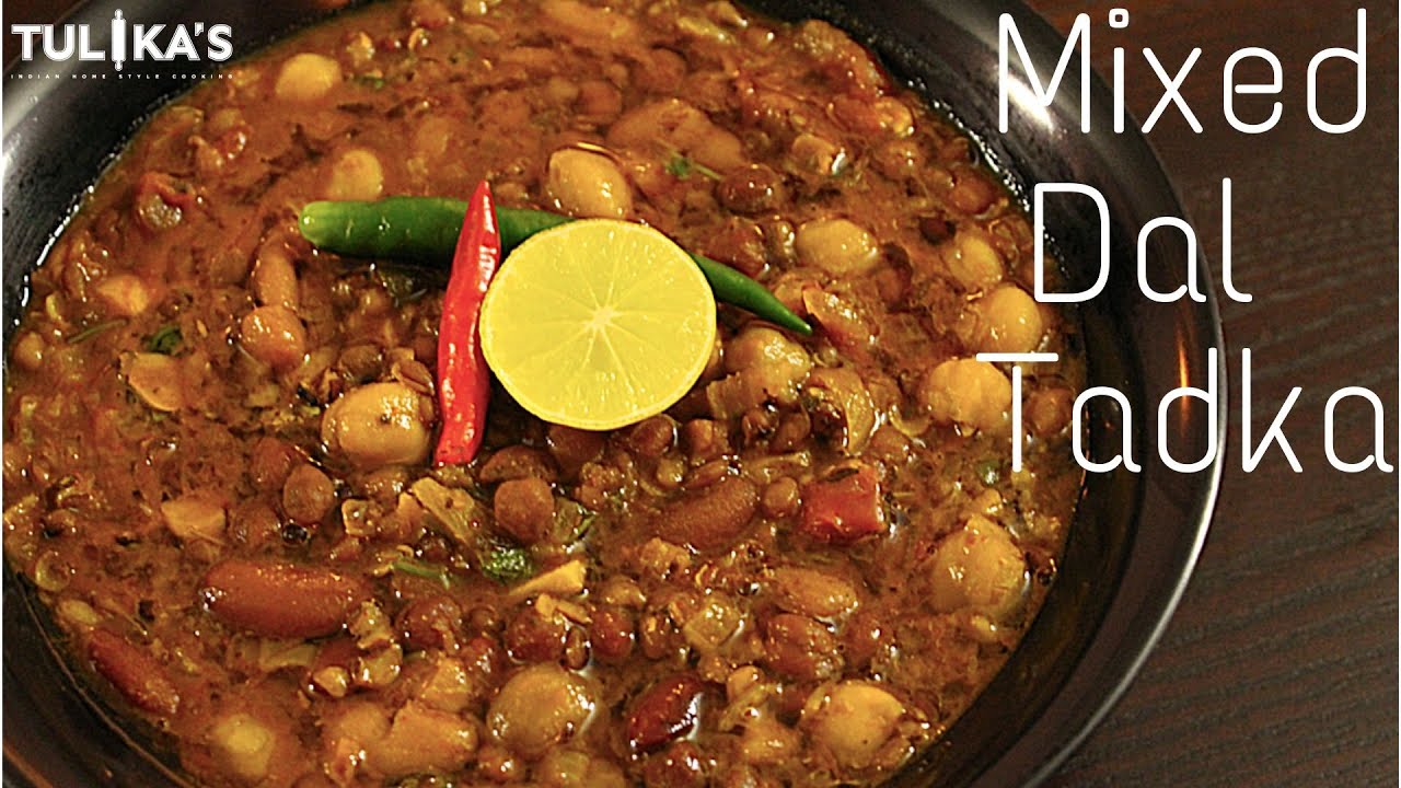 ढाबे वाला पंजाबी दाल तड़का | Dhaba Style Punjabi Mixed Dal Tadka Recipe ...