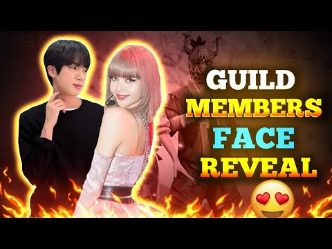 Guild Members Face Reveal 😍|| Face Reveal Video || Garena Free Fire ...