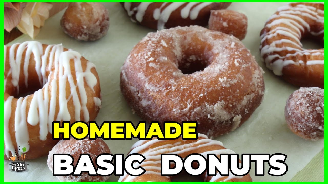 Easy Homemade Donuts Eggless - Perfectly Fluffy | Classic Doughnuts ...