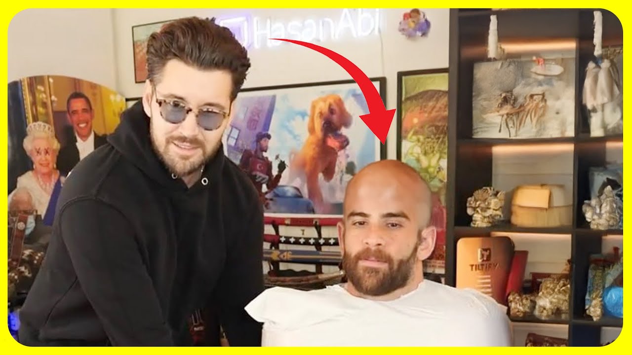 Jeff Witek Gives Hasan A New Haircut | Hasan Daily - YouTube