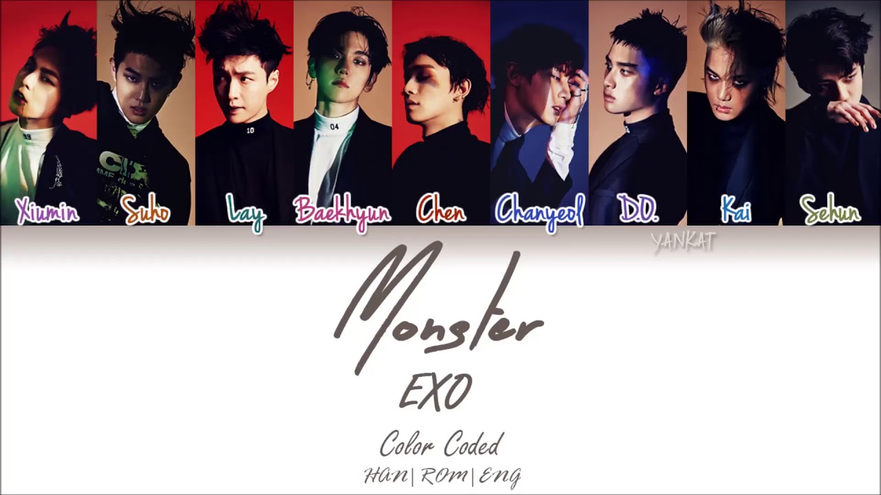 Exo - Monster (lyrics) subscriber - YouTube