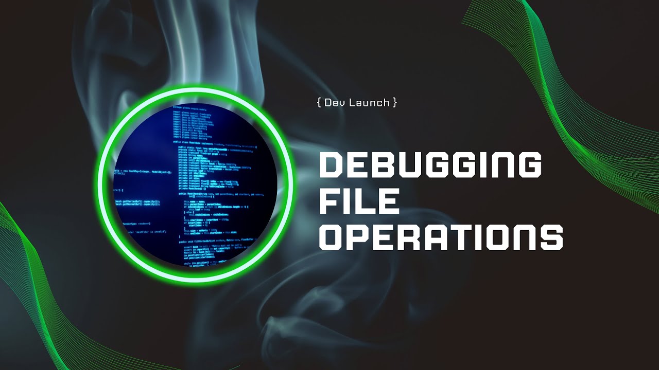 Debugging session - file operations - YouTube