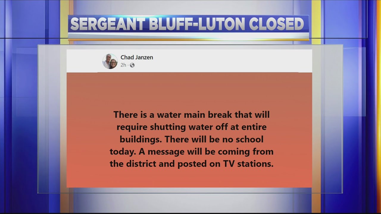 Sergeant Bluff-Luton closed - YouTube