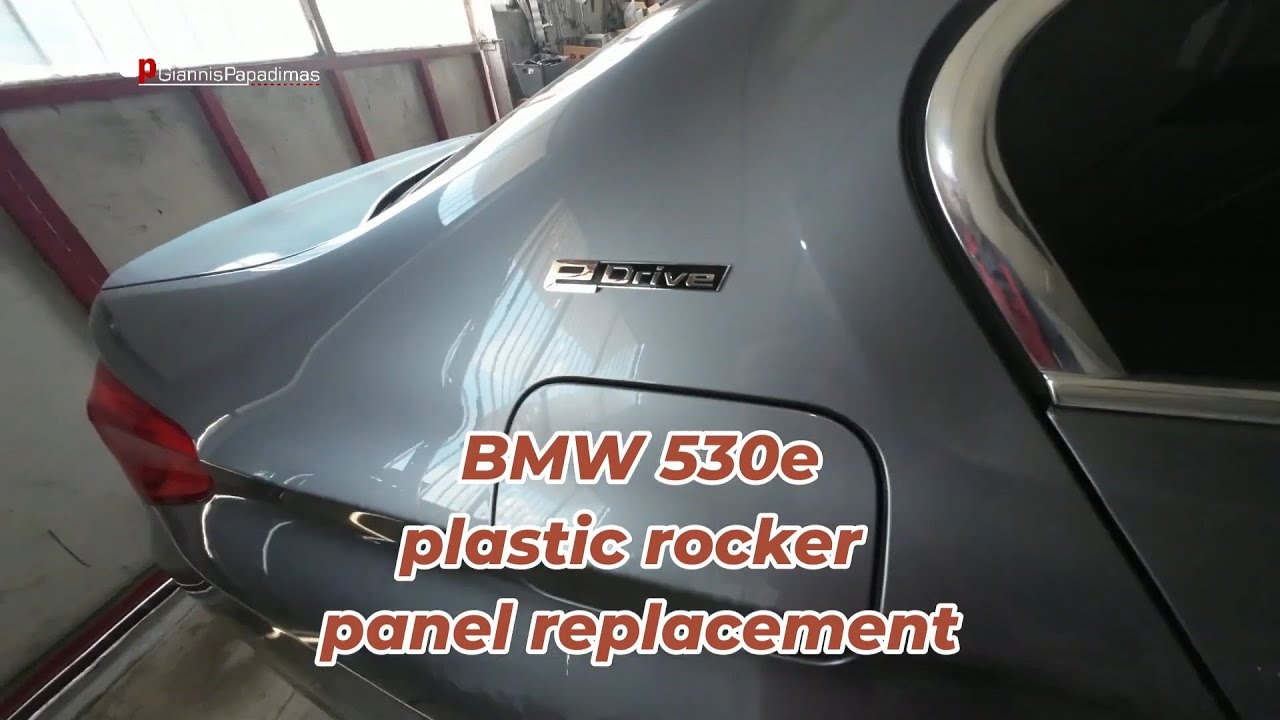 BMW 530e (G30) 2016–2024 plastic rocker panel replacement - YouTube